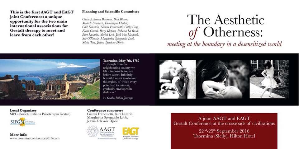 » EAGT AAGT joint Gestalt conference, Taormina September 2016 Astrid ...